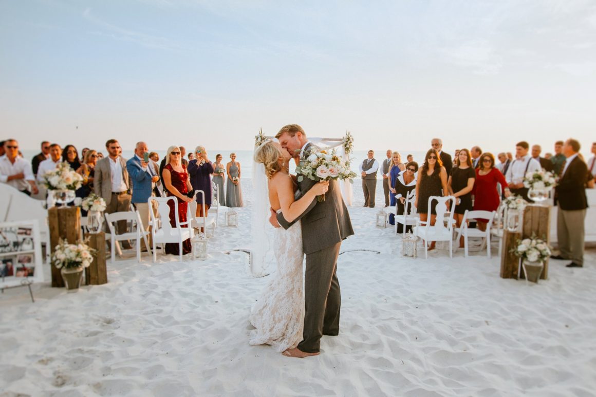 Triple Crown House Beach Wedding : Jeremy + Taylor - 30a Wedding Co.